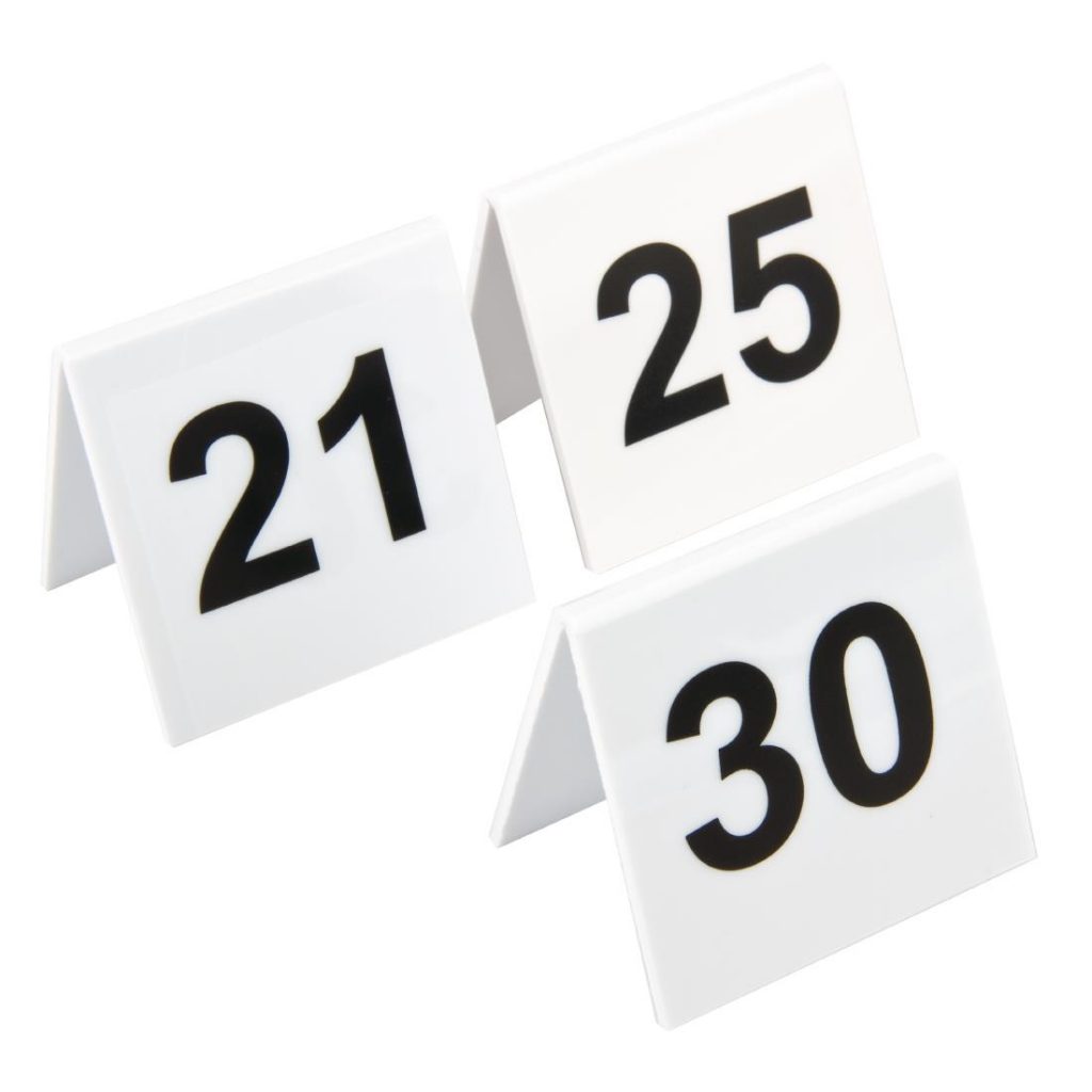 Plastic Table Numbers 21 30 L983 CaterSpeed plastic-table-numbers-21-30-l983-caterspeed
